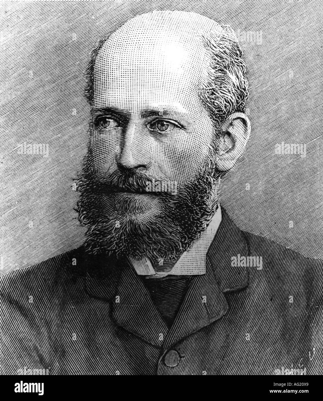 Baron ferdinand rothschild Banque d'images noir et blanc - Alamy