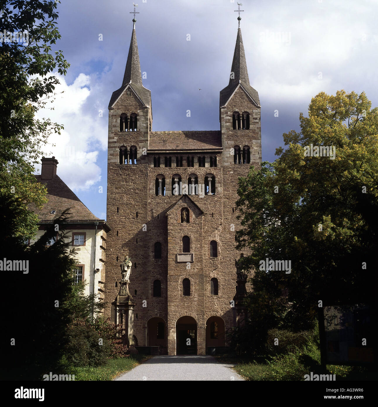 Abbey church of corvey Banque de photographies et d’images à haute ...