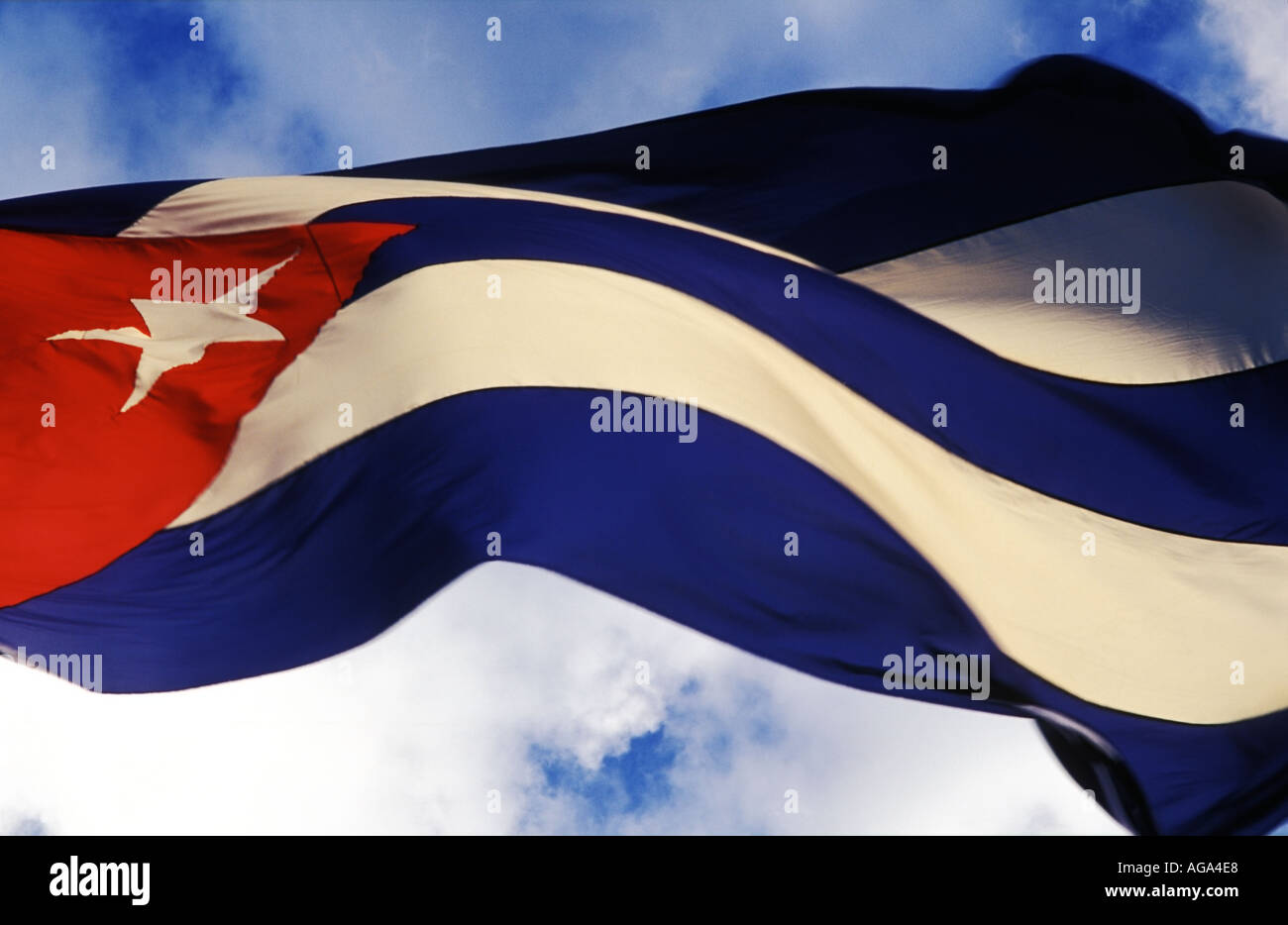 Drapeau cubain Banque de photographies et d’images à haute résolution ...