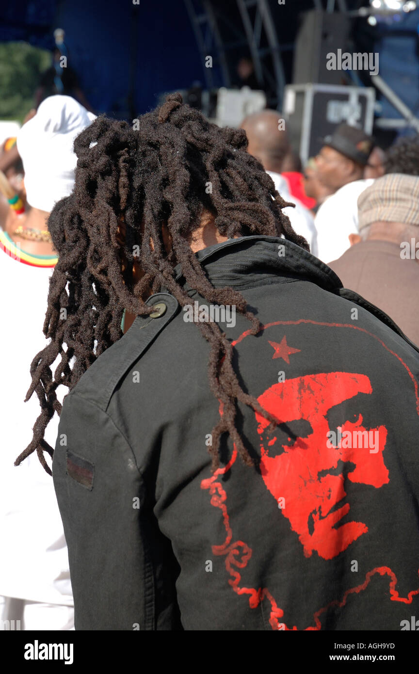Back view rasta man dreadlocks Banque de photographies et d’images à ...