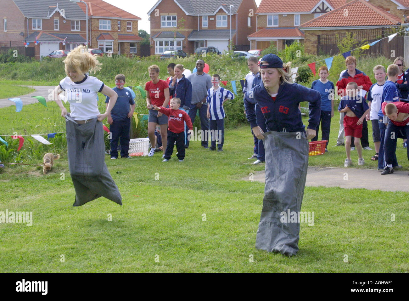 Une course en sac Banque de photographies et d’images à haute ...