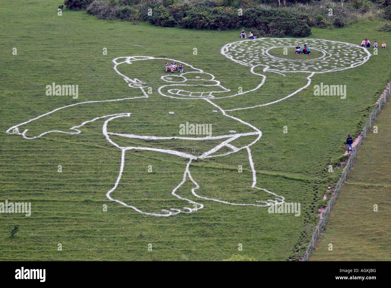 Figure Homer Simpson Cerne Abbas Banque De Photographies Et Dimages à Haute Résolution Alamy