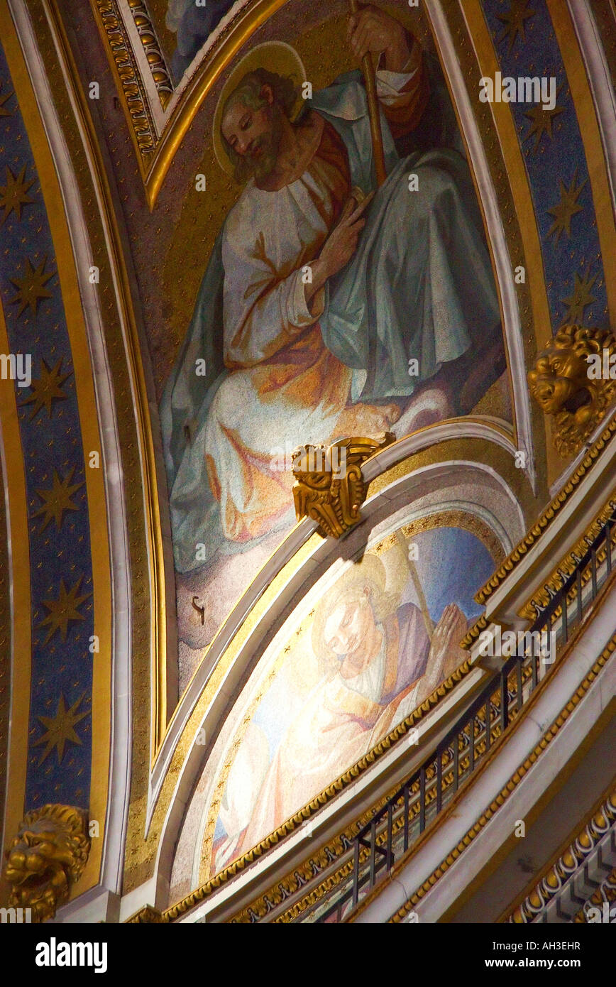 Rome Italie Basilique de Saint Peter Dome et l'Art de la mosaïque Photo ...