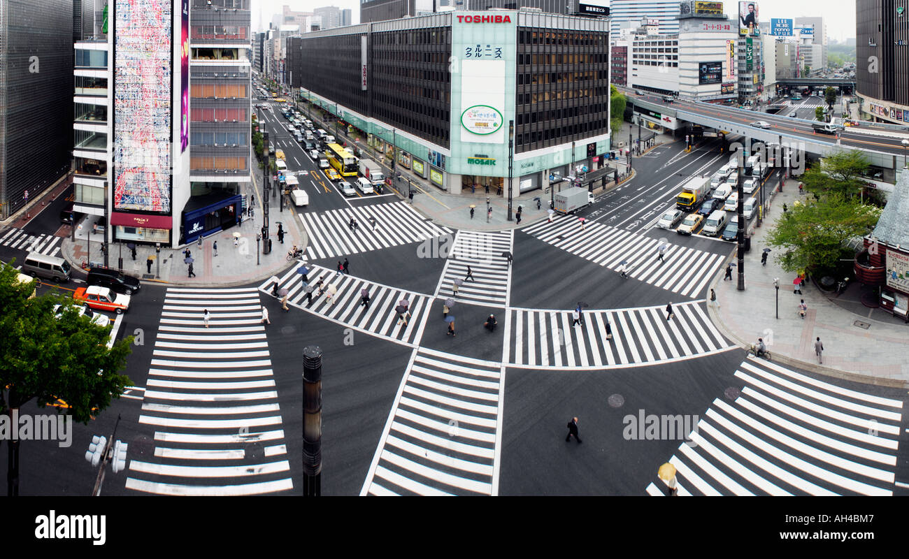 Intersection, Ginza, Tokyo, Japon Photo Stock - Alamy