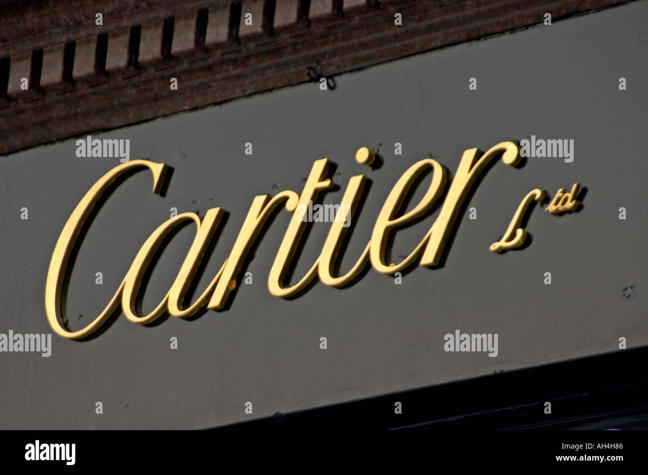 Cartier shop store logo name Banque de photographies et d’images à ...