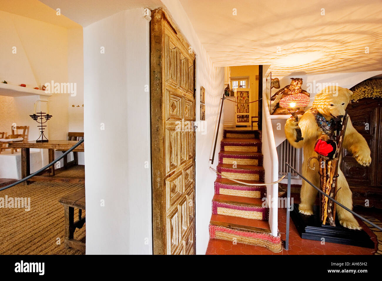 À l'intérieur de la maison musée Dali à Port Lligat côte brave cadaques ...