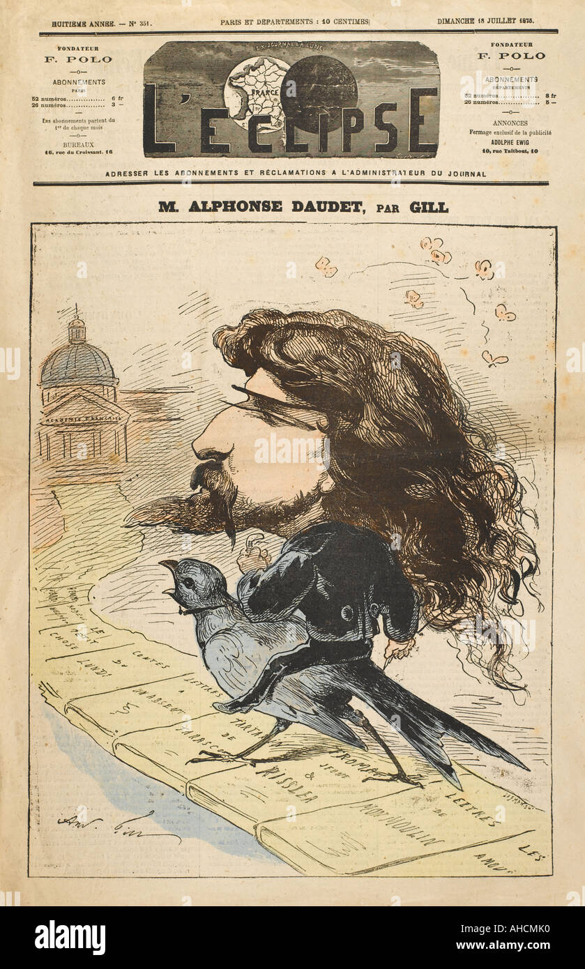 Alphonse daudet 1840 1897 Banque de photographies et d’images à haute ...
