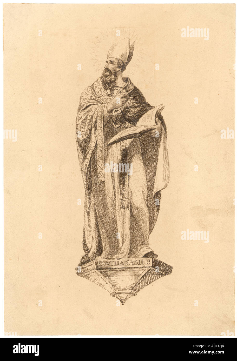 Saint athanase patriarche alexandrie Banque de photographies et d ...