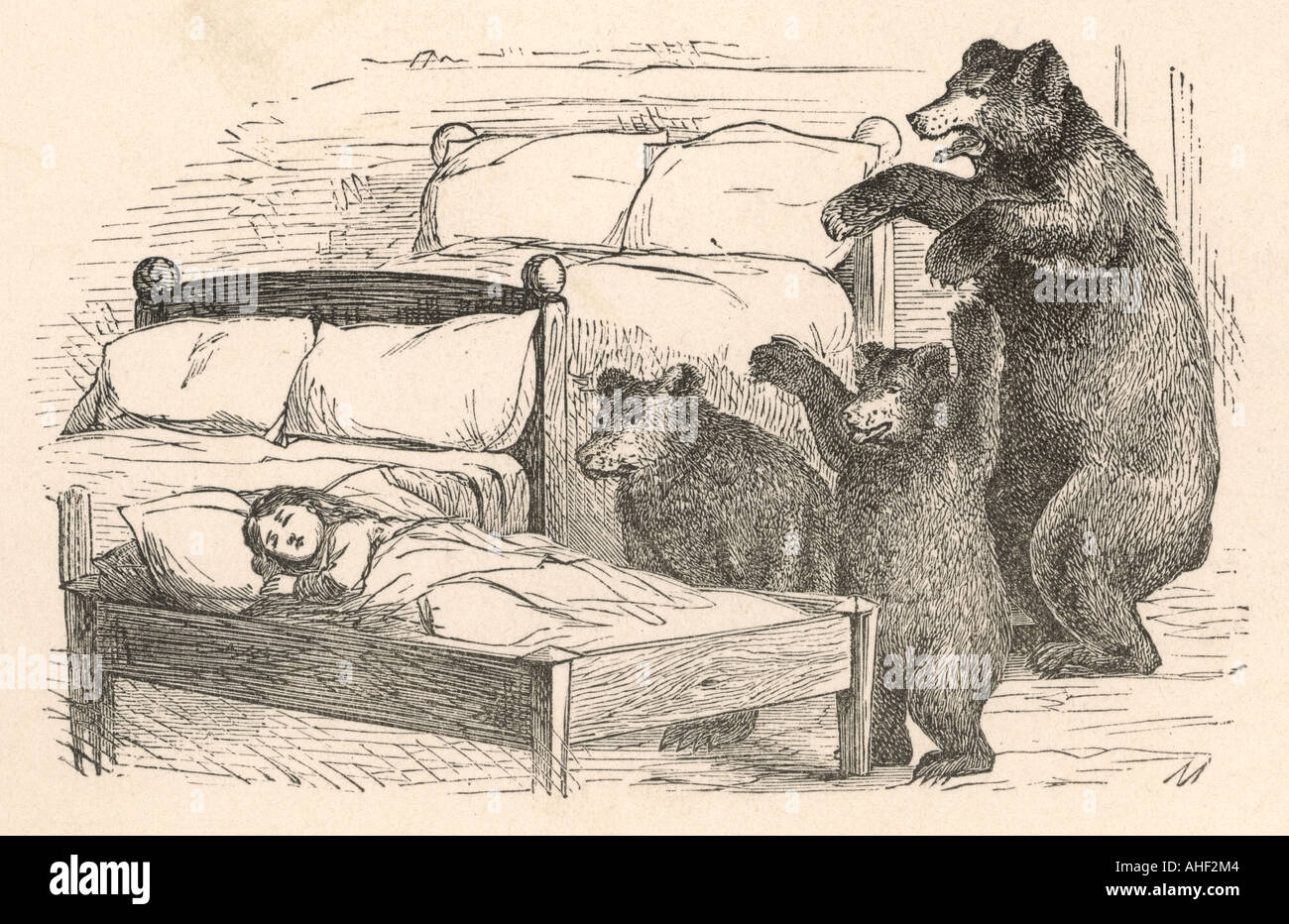 Boucle d'or et les trois ours Banque de photographies et d’images à ...