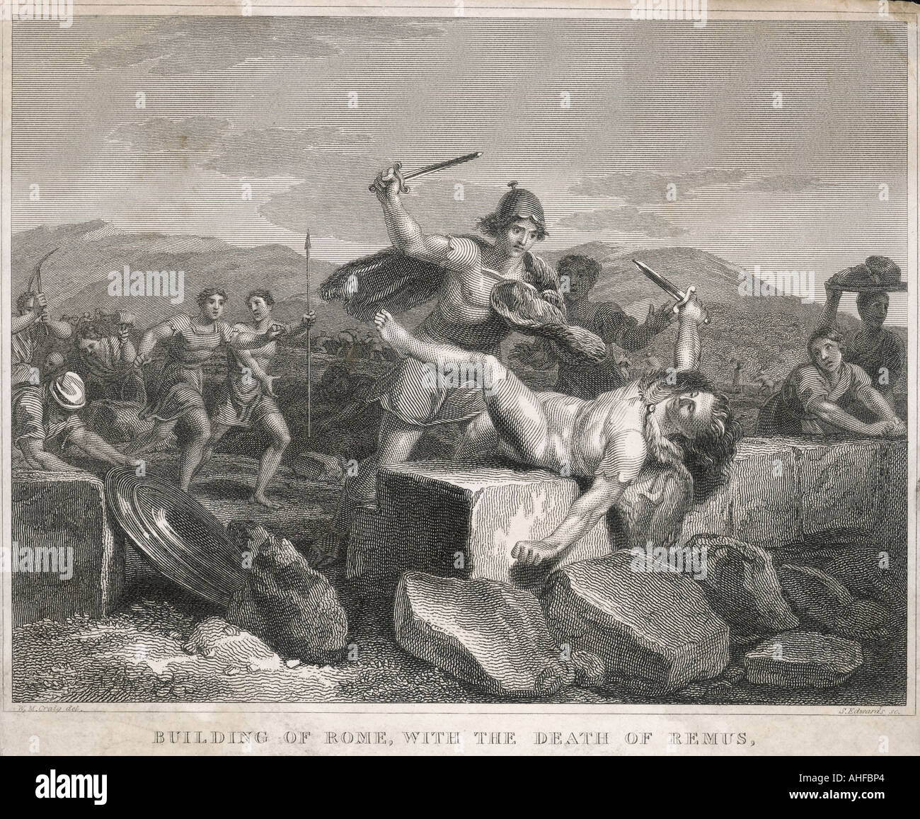 Romulus remus meurtre Banque de photographies et d’images à haute ...