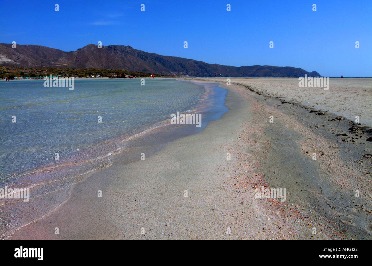 Plage de la côte sud de Crète Crète Elafonissi Elafonissos Elafonisos ...