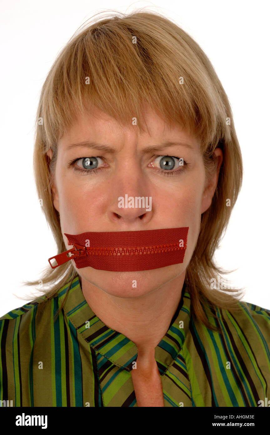 Tied Gagged Woman Banque De Photographies Et Dimages à Haute