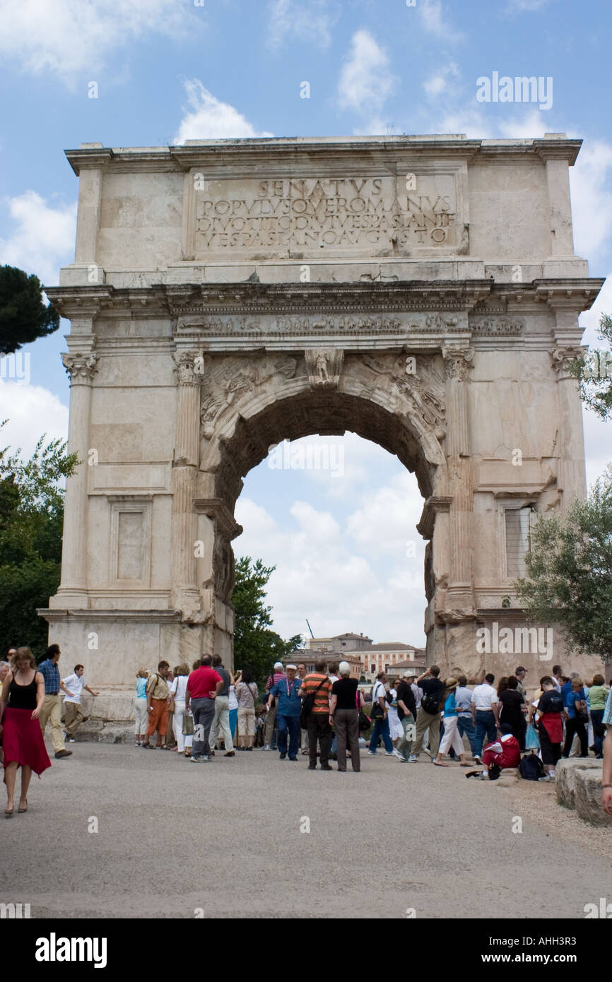 Arc de triomphe de titus Banque de photographies et d’images à haute ...