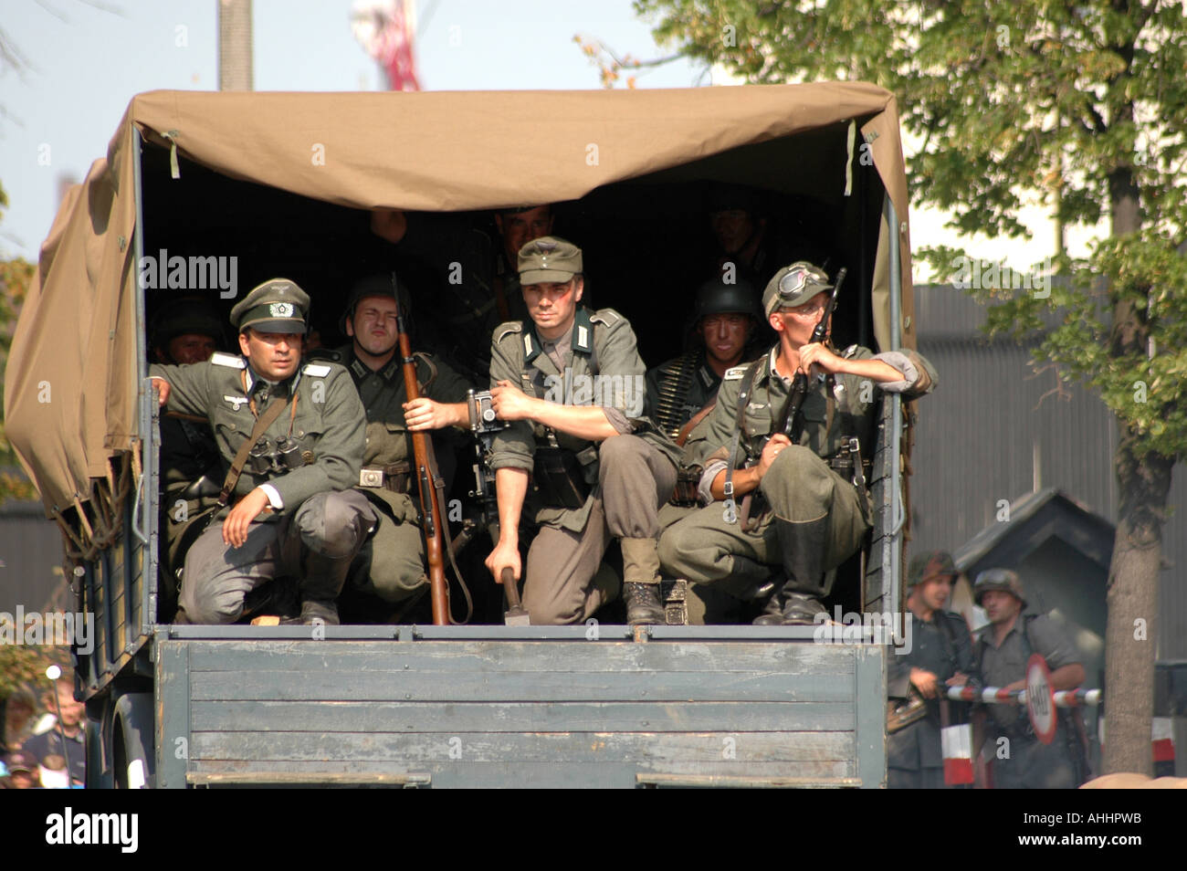 Reconstitution historique de l'Insurrection de Varsovie en 1944 lors de ...
