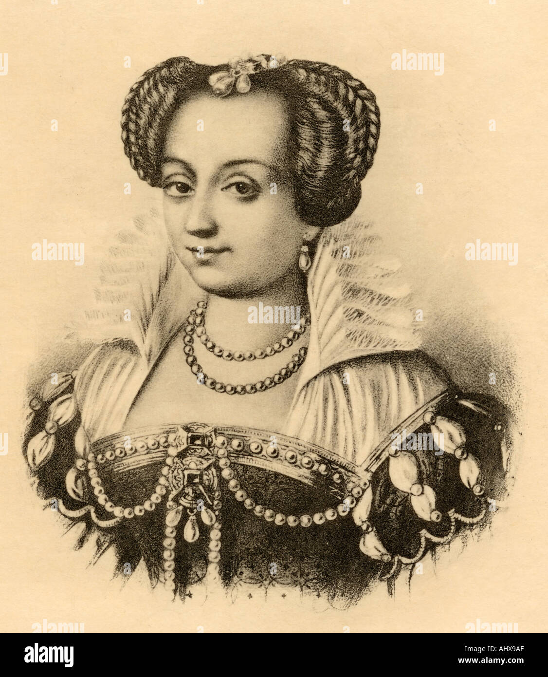 Marguerite de Valois, La Reine Margot, 1553 - 1615. 1ère épouse de ...