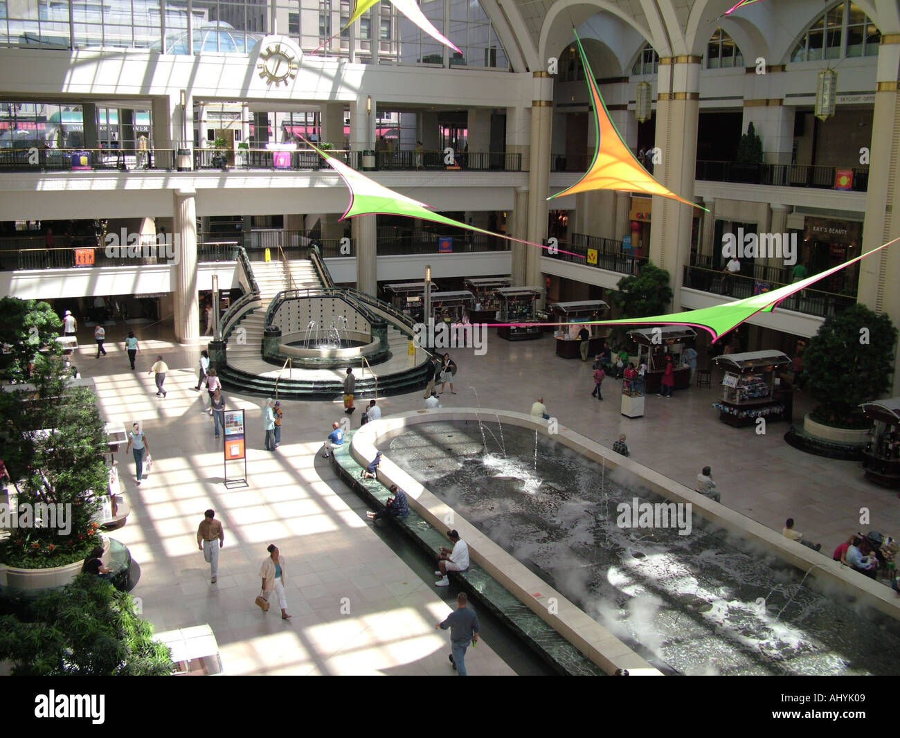 Centre commercial cleveland terminal tower mall Banque de photographies ...