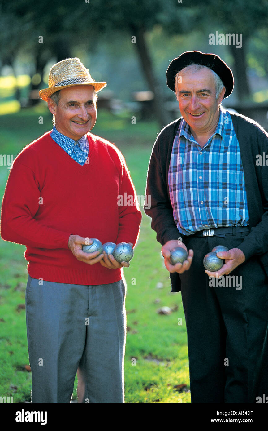 Joueurs de boules Banque de photographies et d’images à haute ...