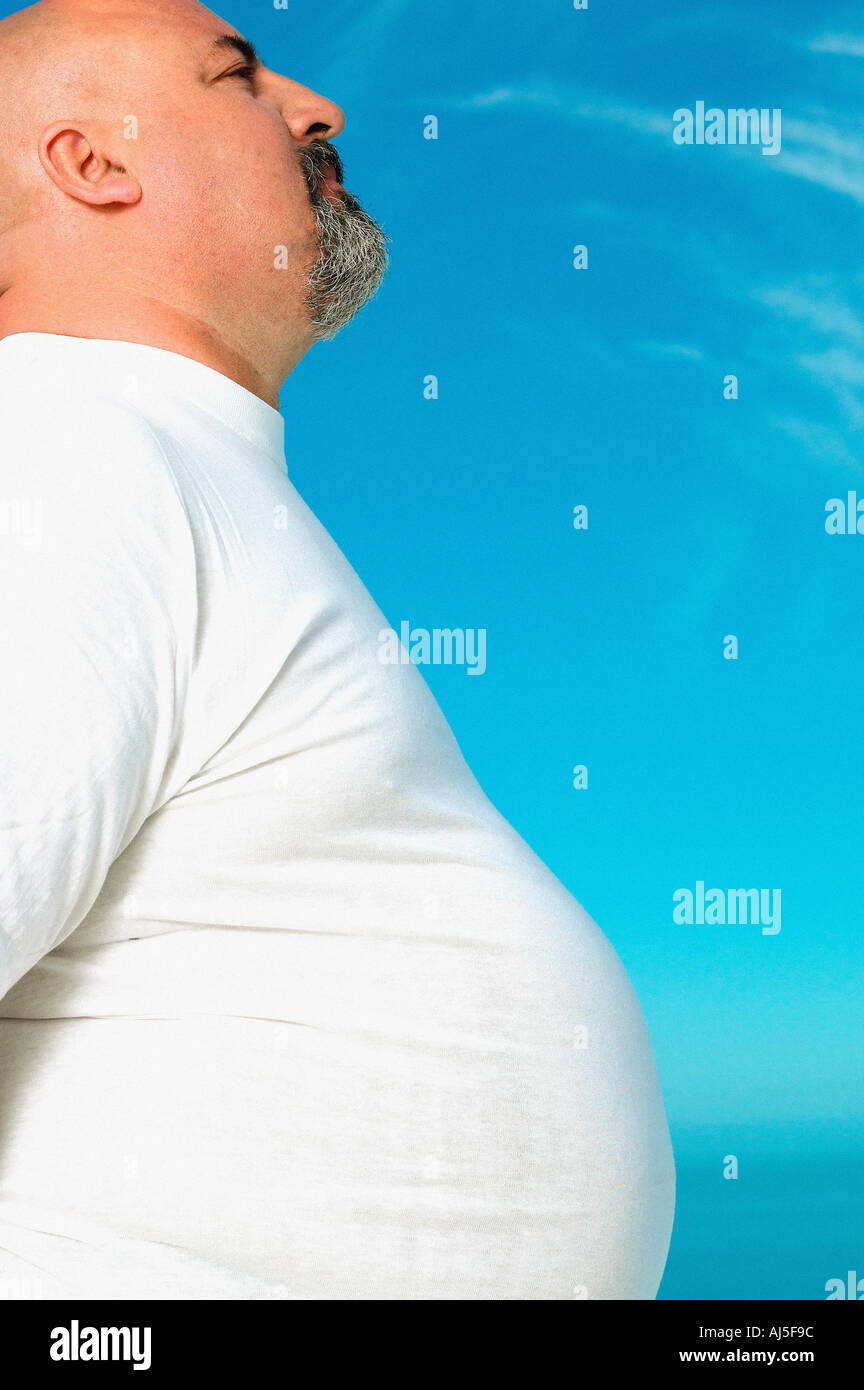 Surpoids homme profil Banque de photographies et d’images à haute ...