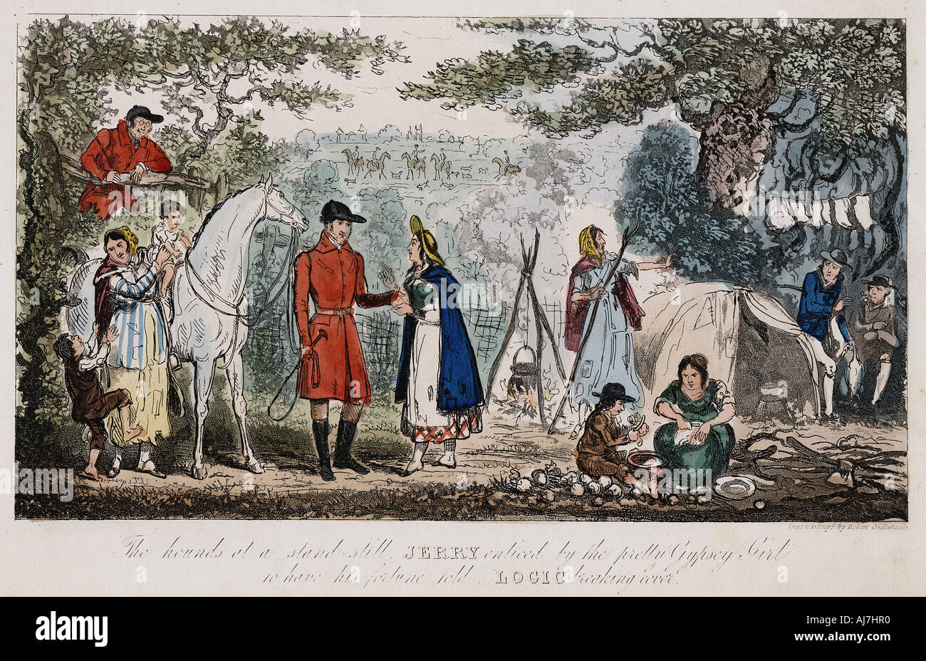 Gitan gravure Banque de photographies et d’images à haute résolution ...