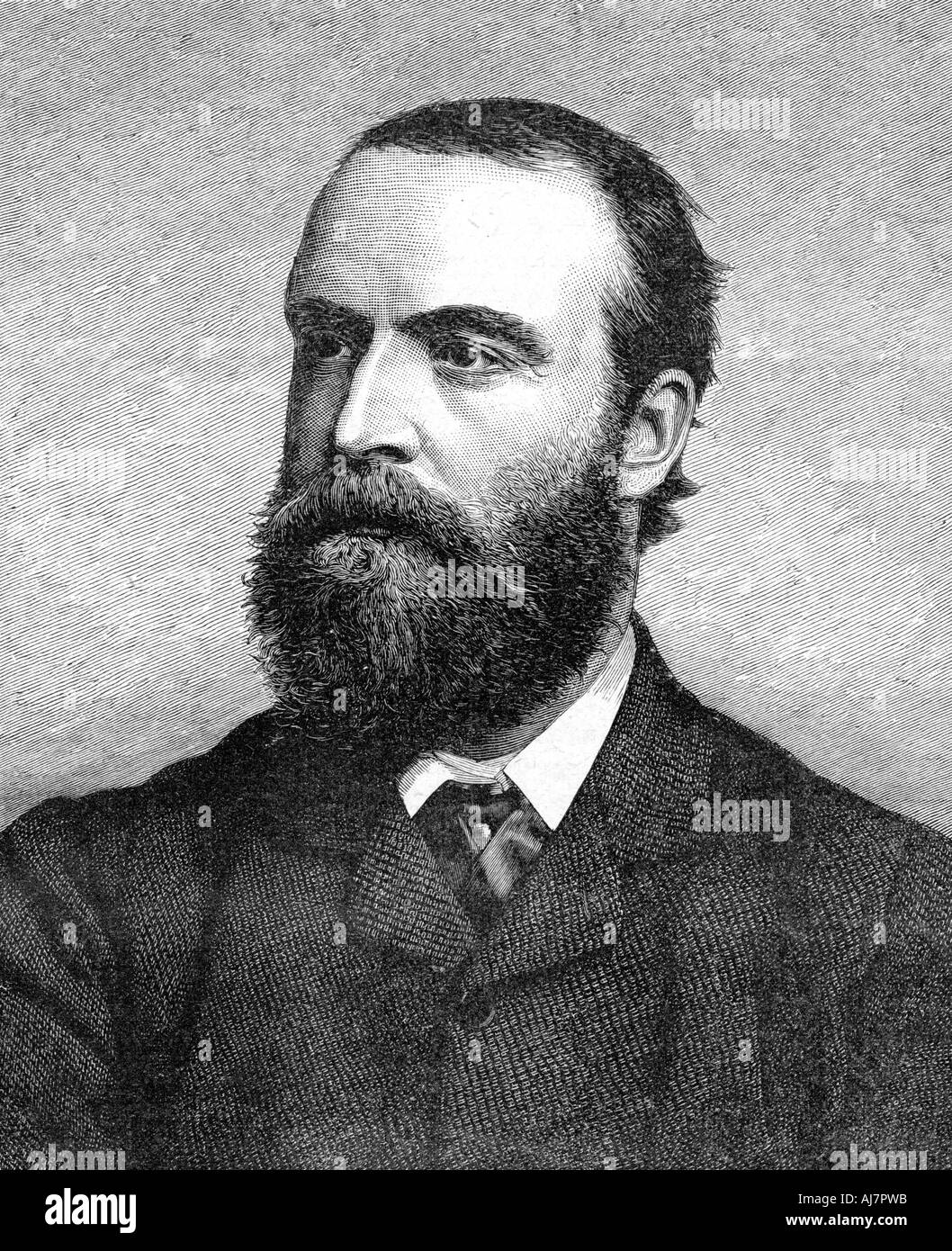 Charles stuart parnell Banque d'images noir et blanc - Alamy