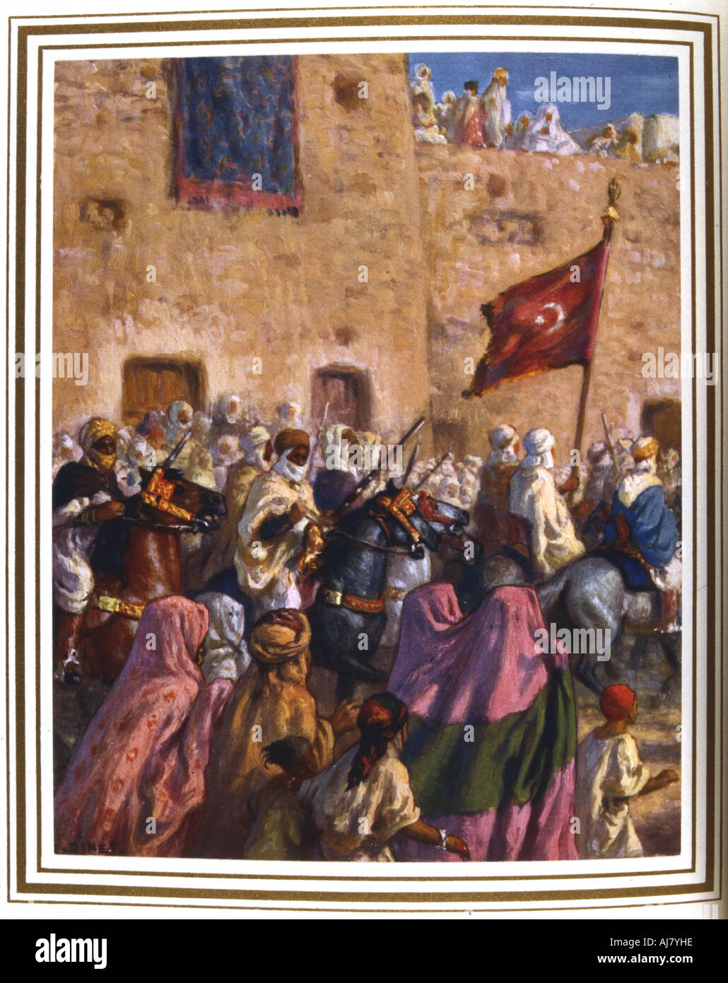 'Le départ pour El Djihad ou la Guerre Sainte' (les «pour le jihad ou ...