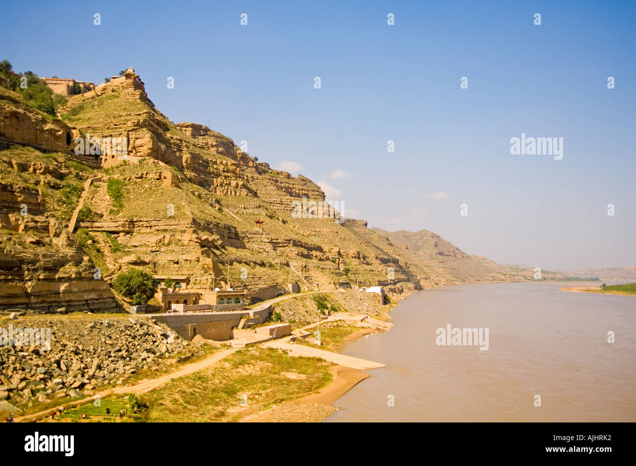 Yellow river loess plateau Banque de photographies et d’images à haute ...