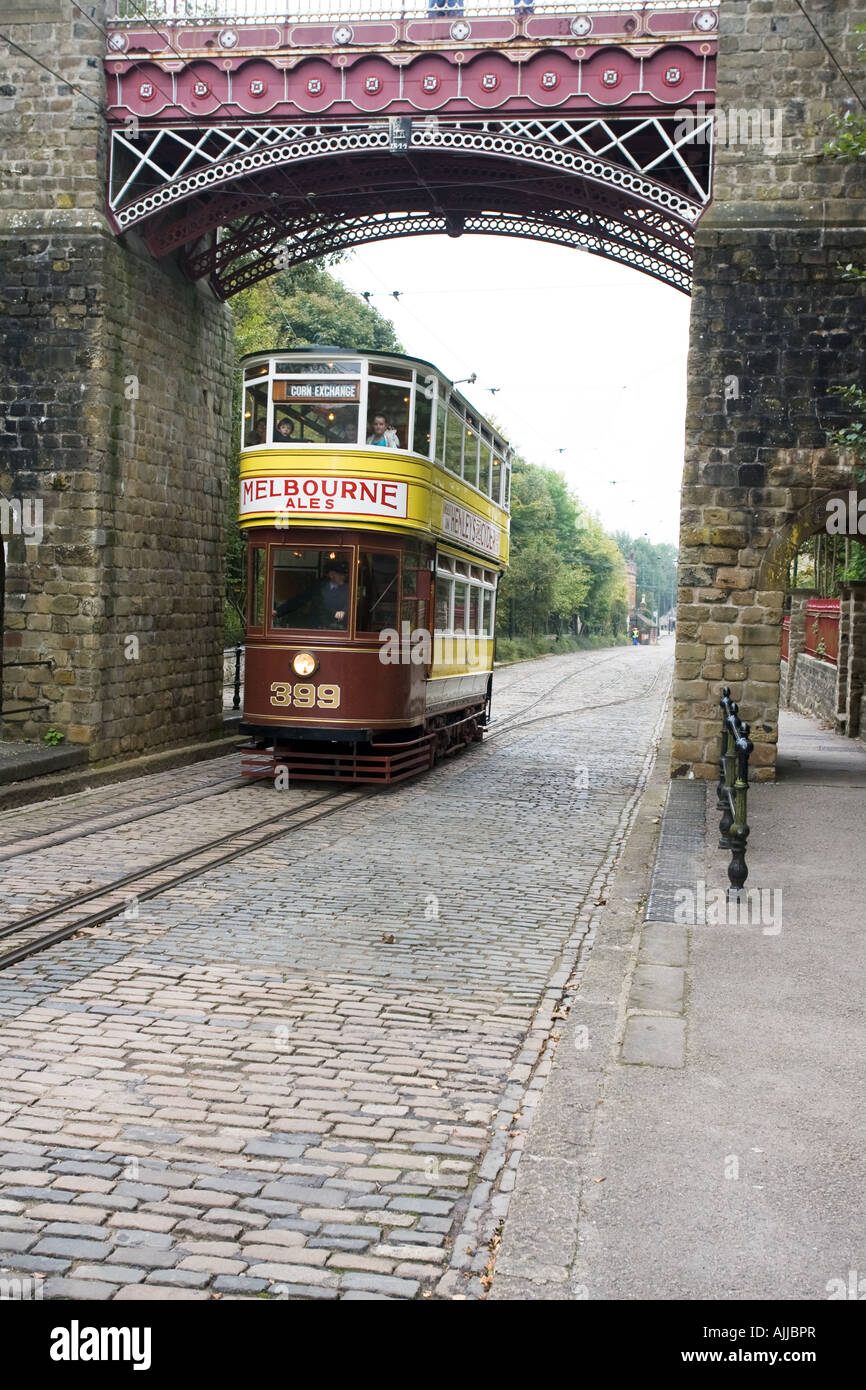 Crich Tramway Village - Le Musée du Tramway National Photo Stock - Alamy
