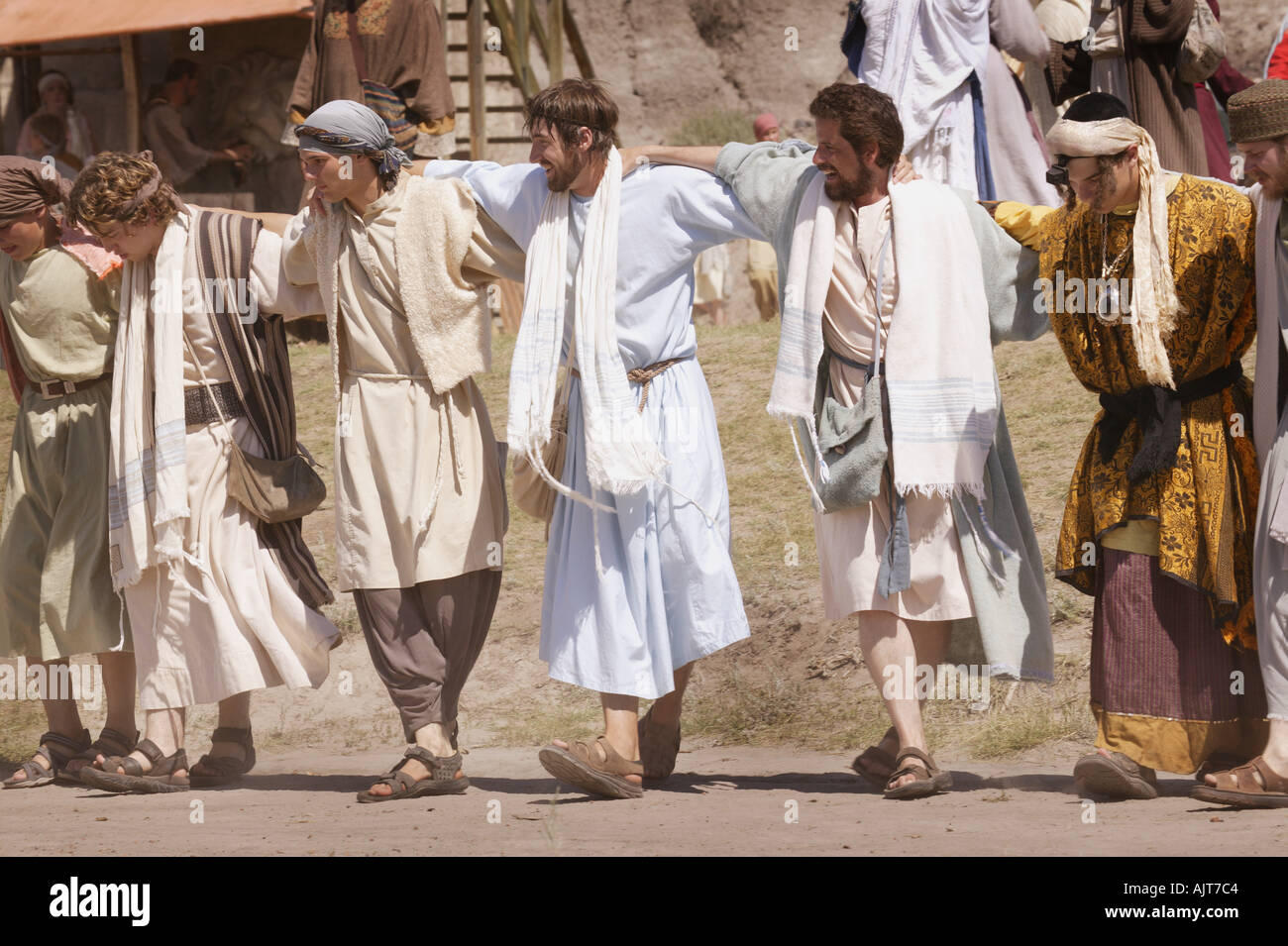 Master and disciples Banque de photographies et d’images à haute ...