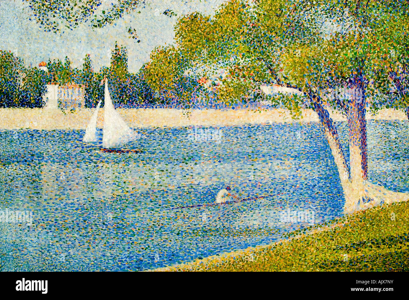 La Seine à Grande Jatte 1888 Le cirque de Georges Seurat 1859 -1891 ...