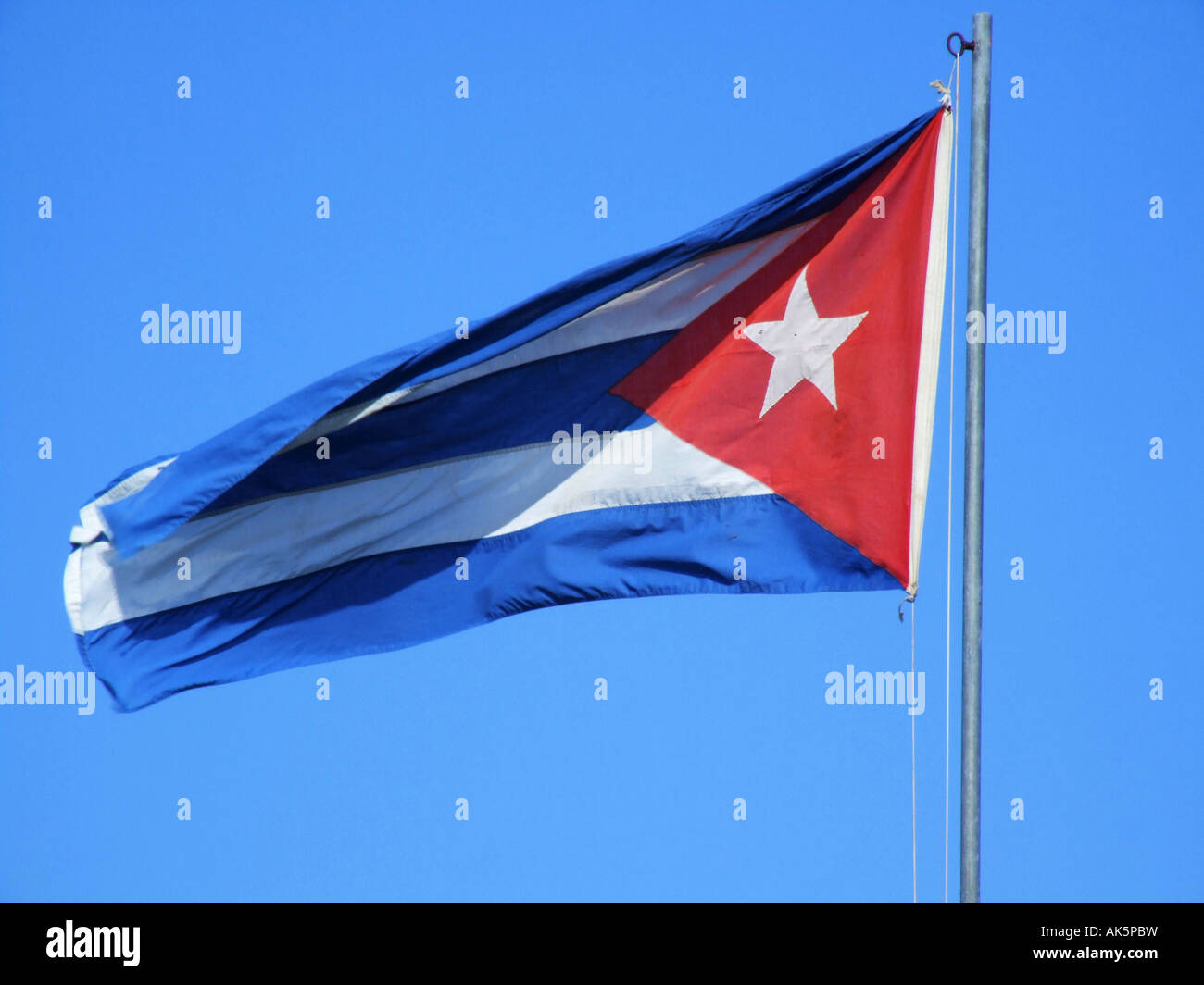 Drapeau cubain Banque de photographies et d’images à haute résolution ...
