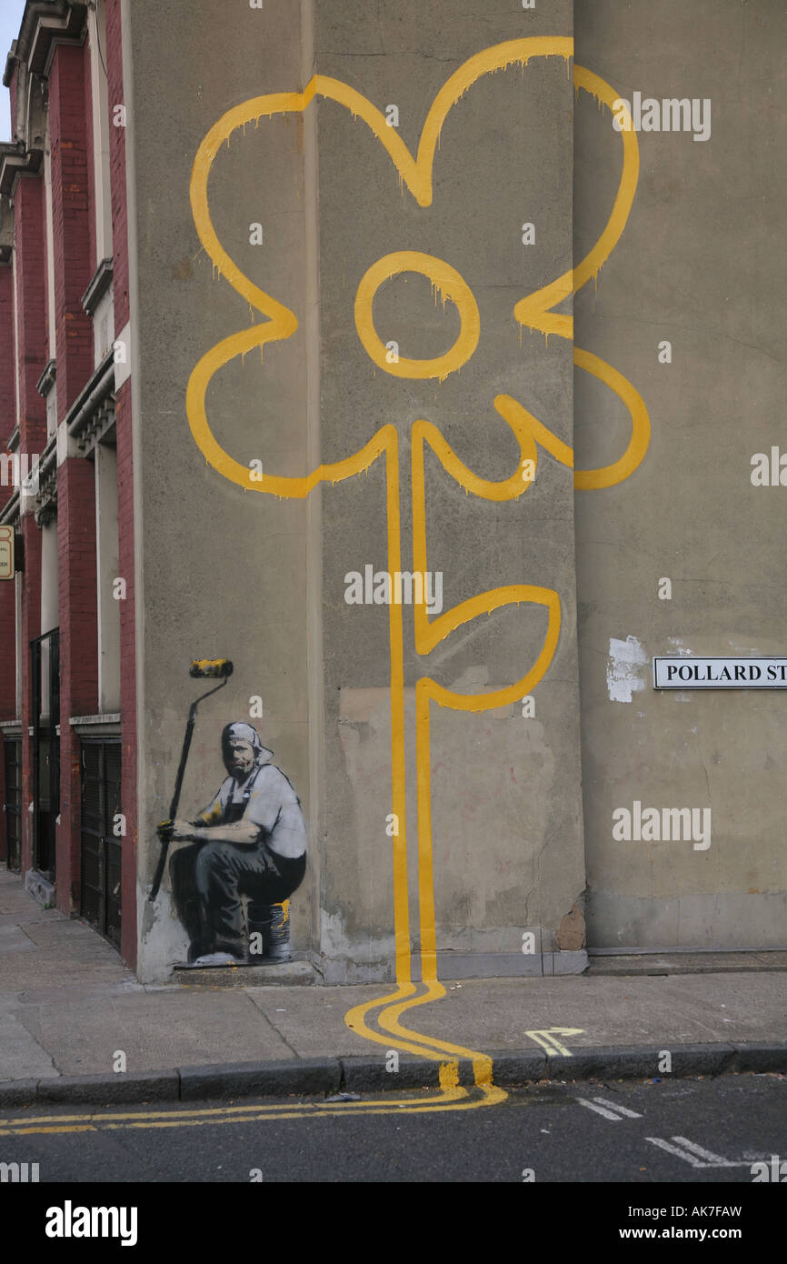 Banksy street art Banque de photographies et d’images à haute ...