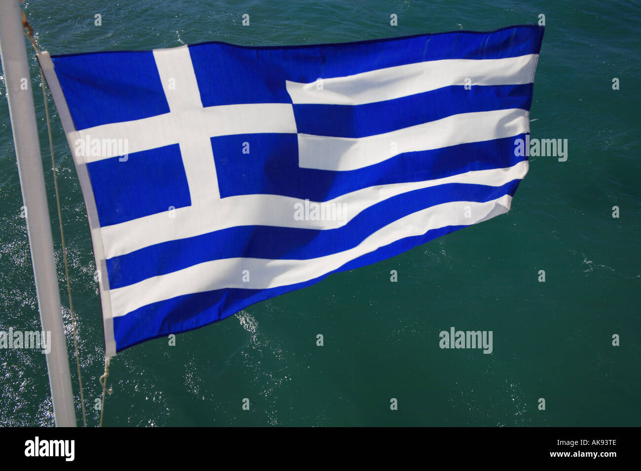 Drapeau grec Banque de photographies et d’images à haute résolution - Alamy