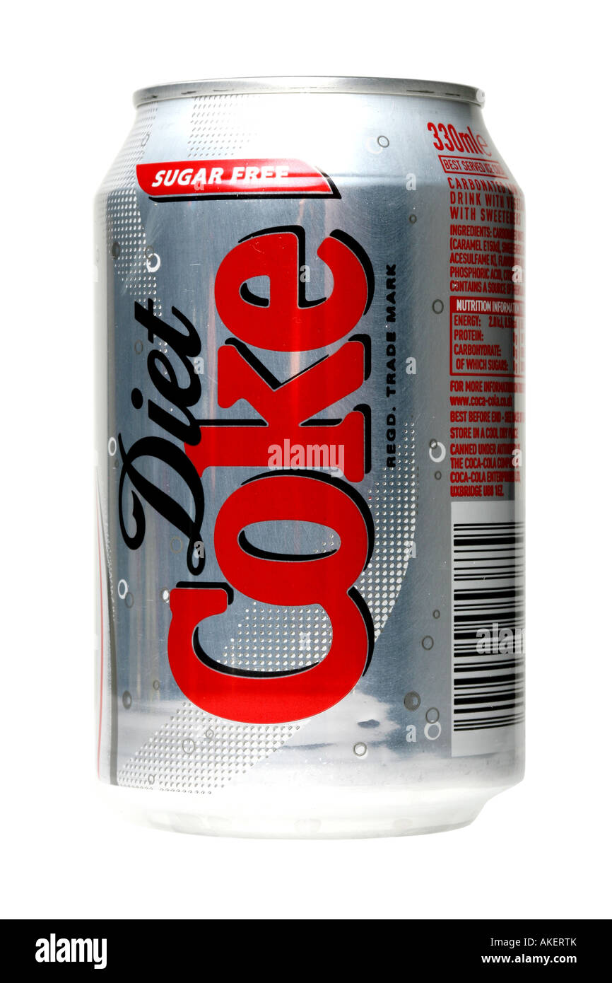 Canettes de coke de régime Banque d'images détourées - Alamy