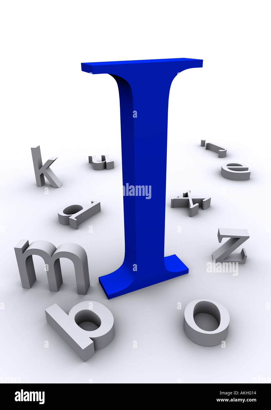 Lettre i calligraphie Banque de photographies et d’images à haute ...