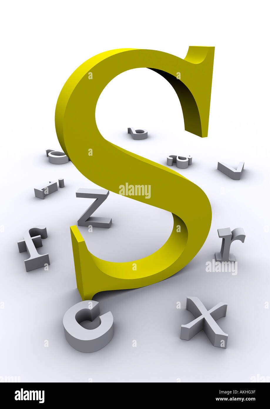 Lettre s calligraphie Banque de photographies et d’images à haute ...