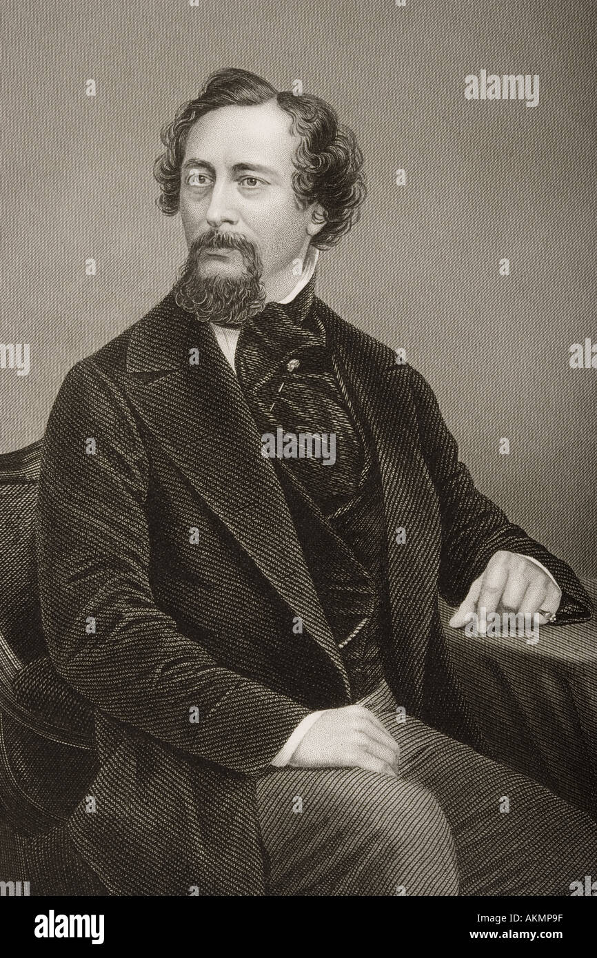 Charles john huffam dickens ou boz Banque de photographies et d’images ...