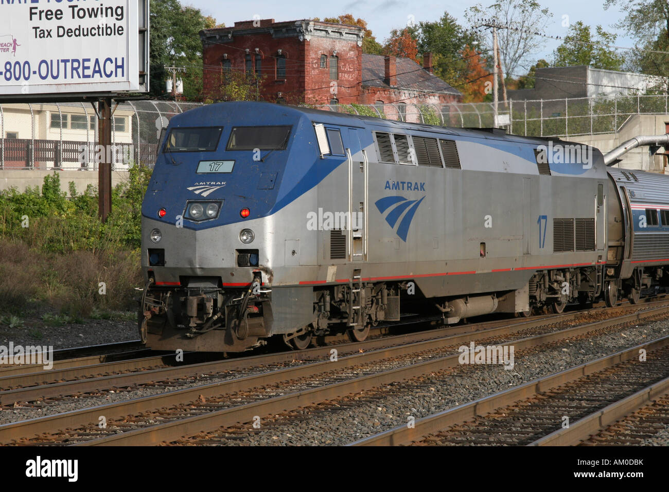Amtrak General Electric Locomotive Diesel Genesis Photo Stock - Alamy