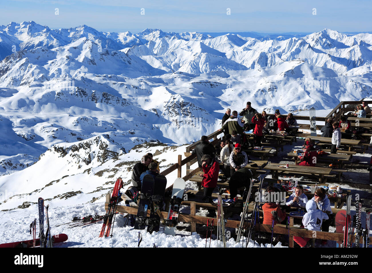 Val thorens cime caron savoie Banque de photographies et d’images à ...
