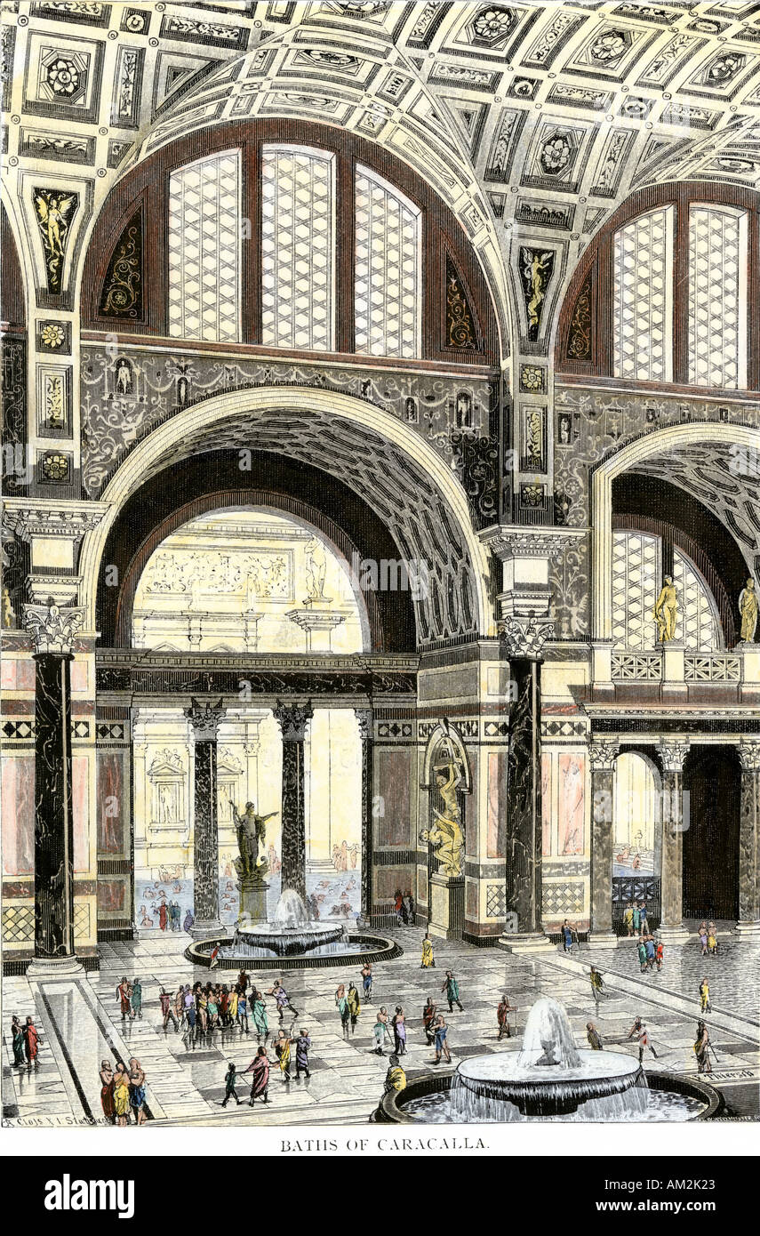 Baths of caracalla ancient rome Banque de photographies et d’images à ...