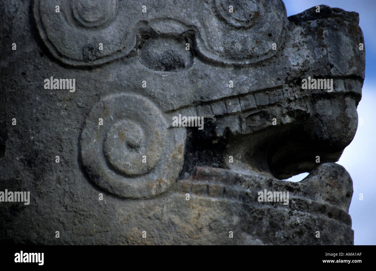 Maya maya dieu sculpture mexique Banque de photographies et d’images à ...
