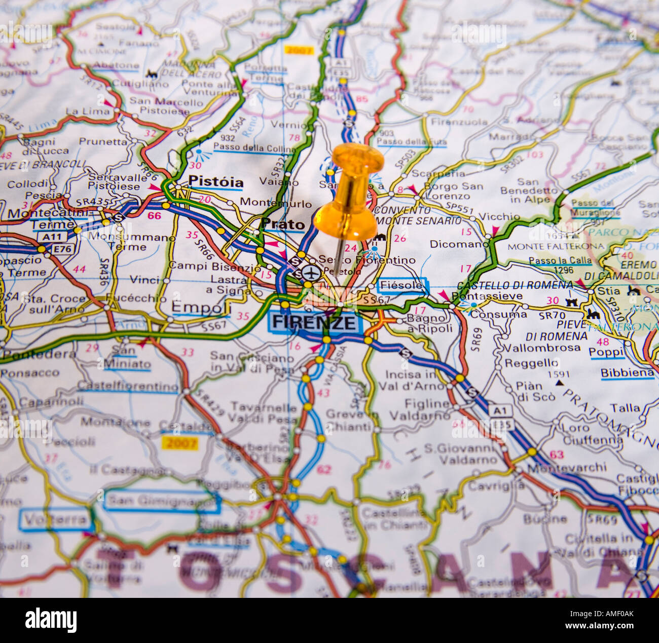 Plan de la ville de florence Banque de photographies et d’images à ...