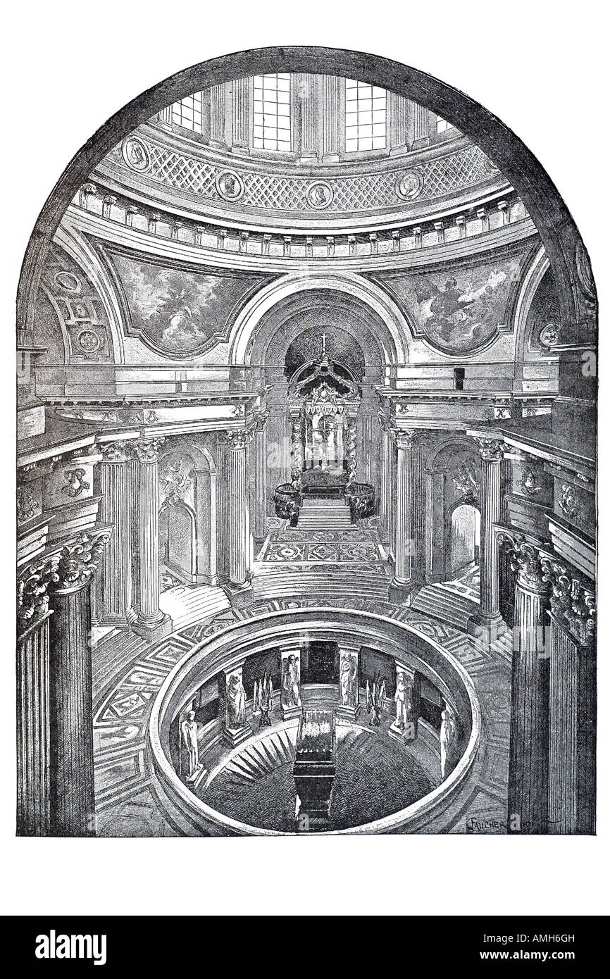 Tombeau de l'intérieur Les Invalides Napoléon Bonaparte Louis St Jerome ...