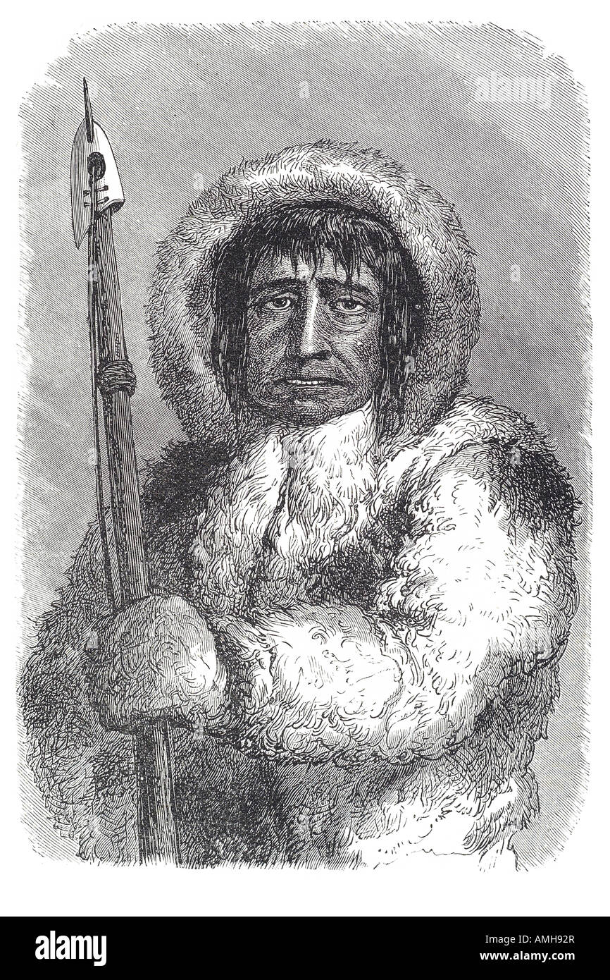 Esquimaux esquimaux ou inuit yupik Banque de photographies et d’images ...