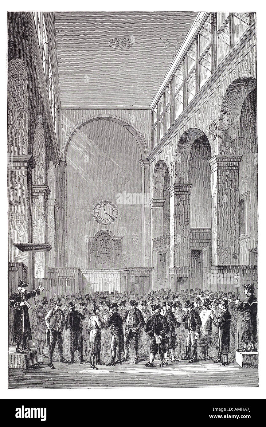 London stock exchange 19th century Banque de photographies et d’images ...
