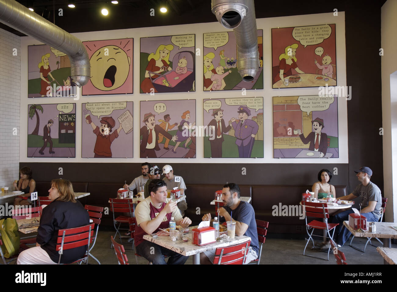 Comic strip mural Banque de photographies et d’images à haute ...