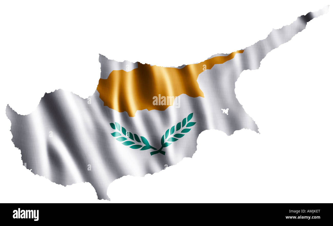 Drapeau carte chypre Banque de photographies et d’images à haute ...