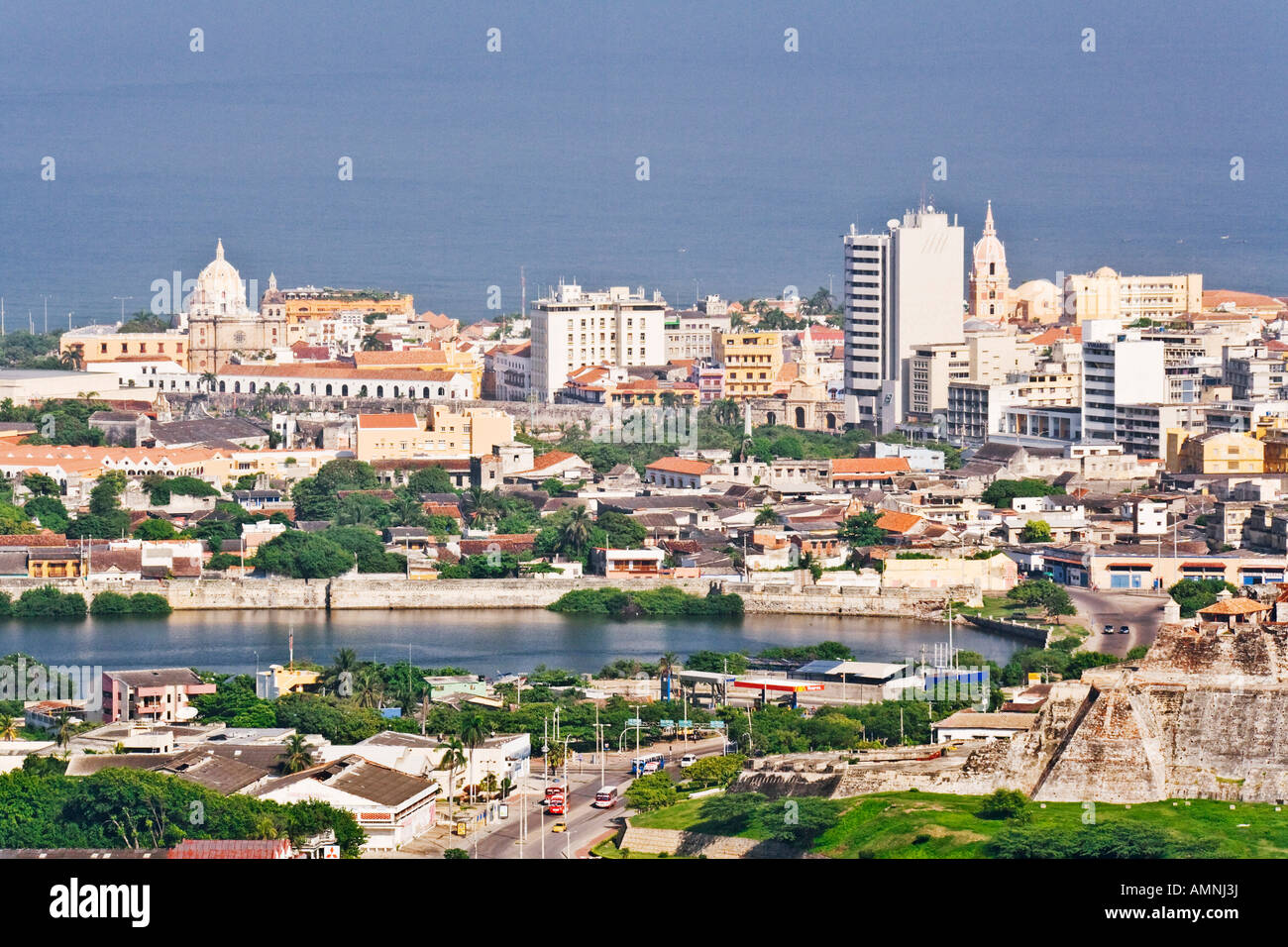 Aperçu de Carthagène du Convento de la Popa, Carthagène, Colombie Photo ...