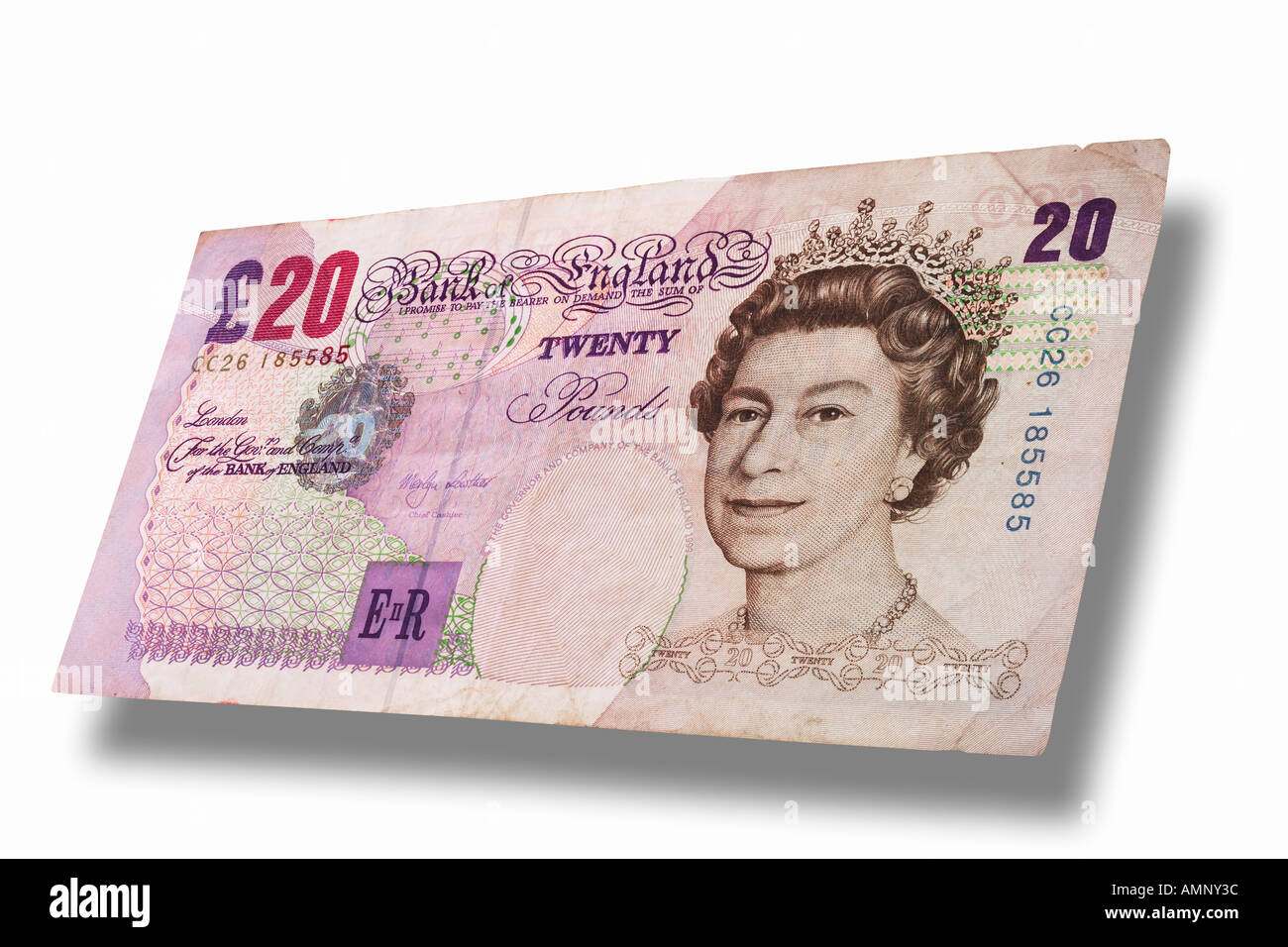 20 pound note Banque d'images détourées - Alamy