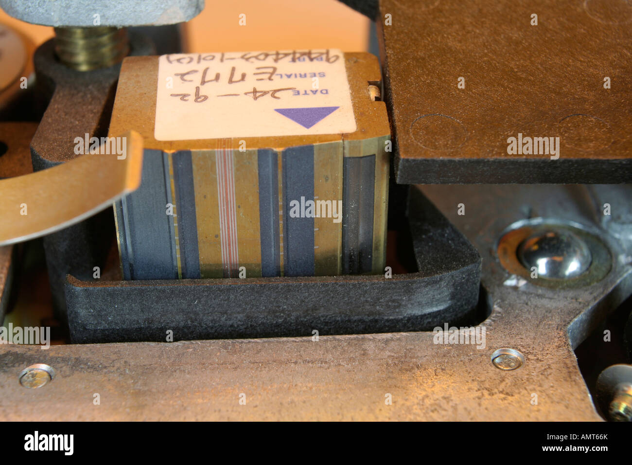 Tête de lecture/écriture - lecteur de bande magnétique Photo Stock - Alamy