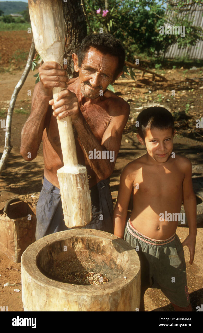 Grand pilon en bois Banque de photographies et d’images à haute ...